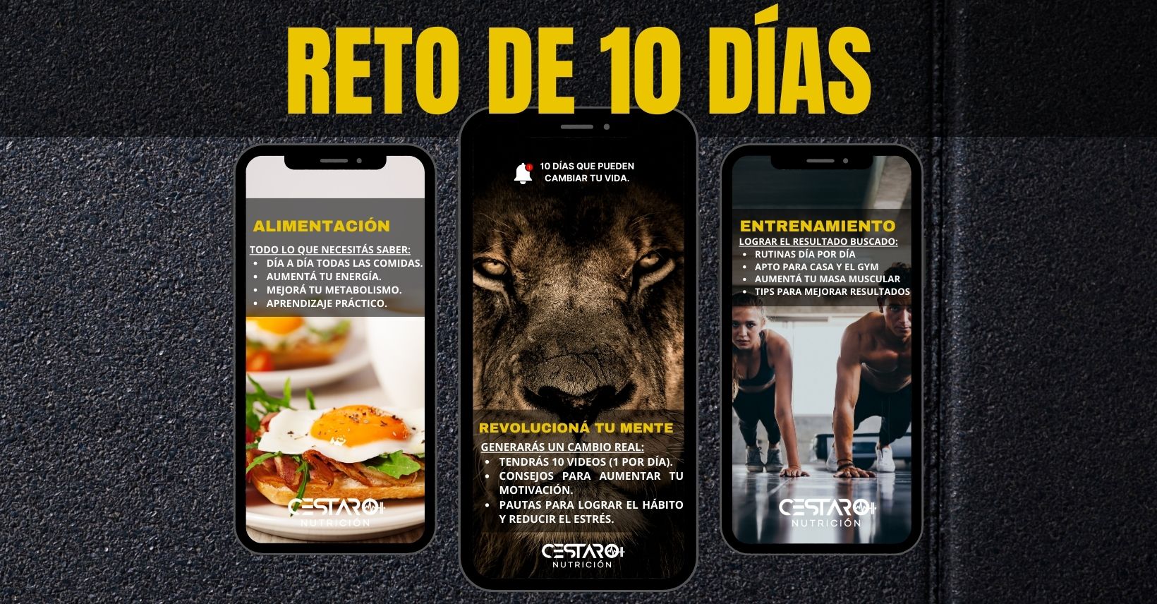 Reto de 10 Días - Nutrición Cestaro